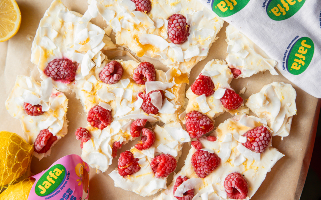 Jaffa Lemon Frozen Yoghurt Bark | Jaffa Fruit